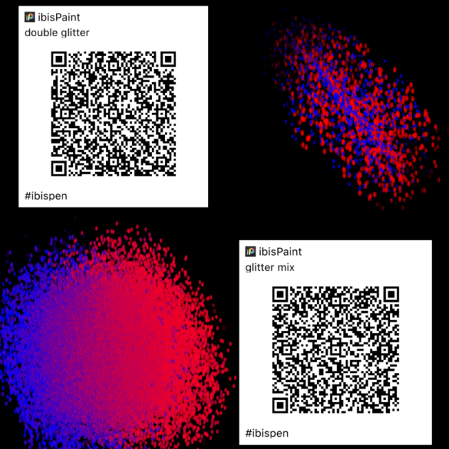 More glitter brushes - ibisPaint