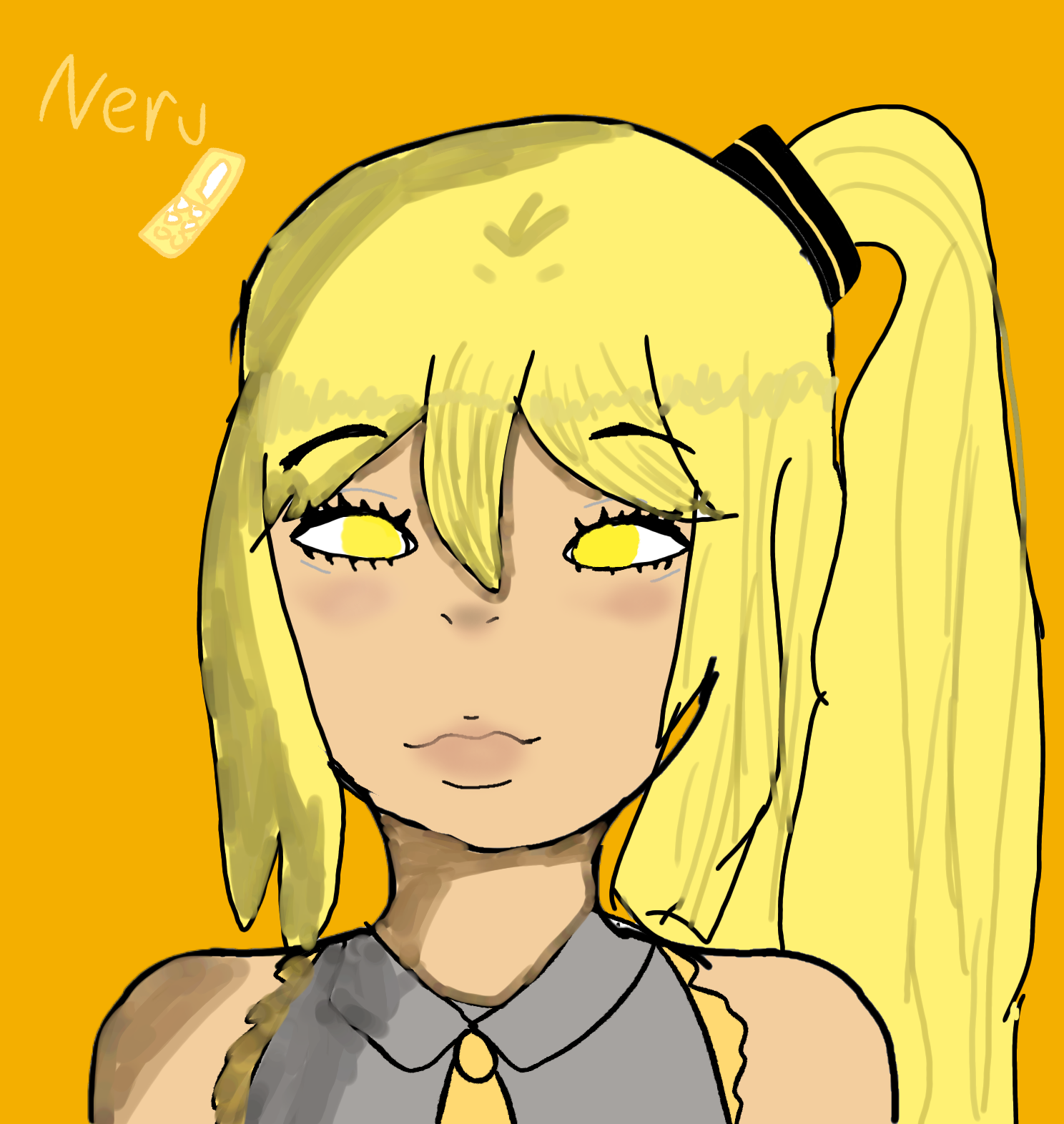 Neru The yellow one not in mesmerizer - ibisPaint