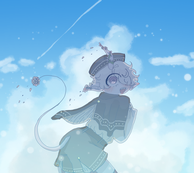 Blue sky - ibisPaint