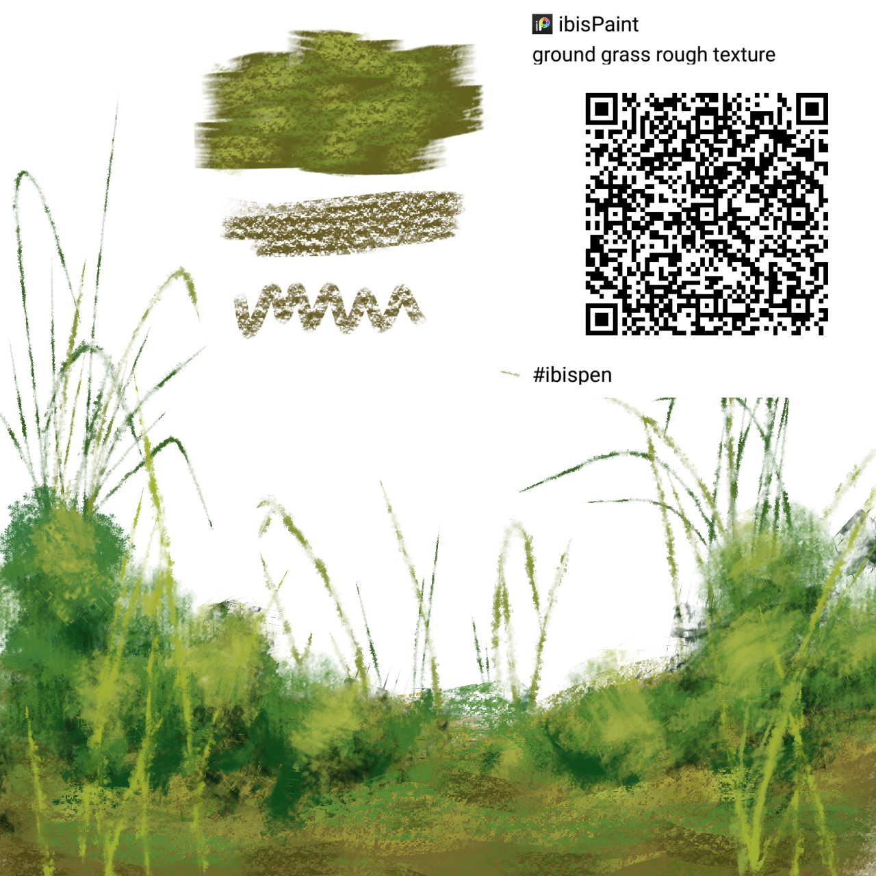 misaki's ground grass - ibisPaint