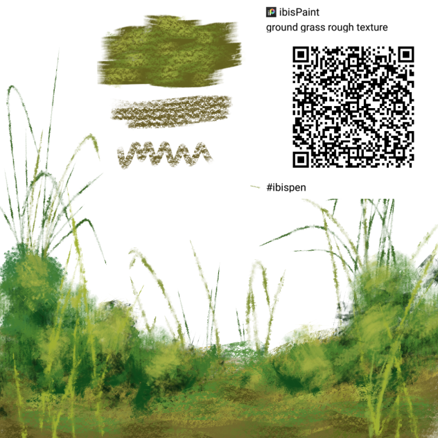 misaki's ground grass - ibisPaint