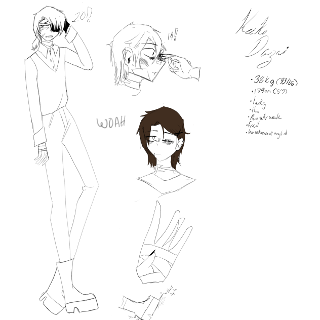 Bsd oc I made WIP - ibisPaint