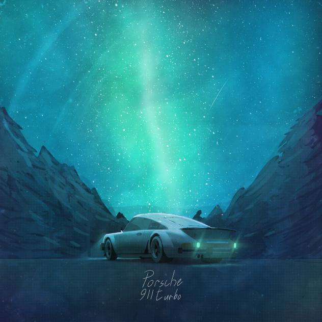 porsche 911 - ibisPaint