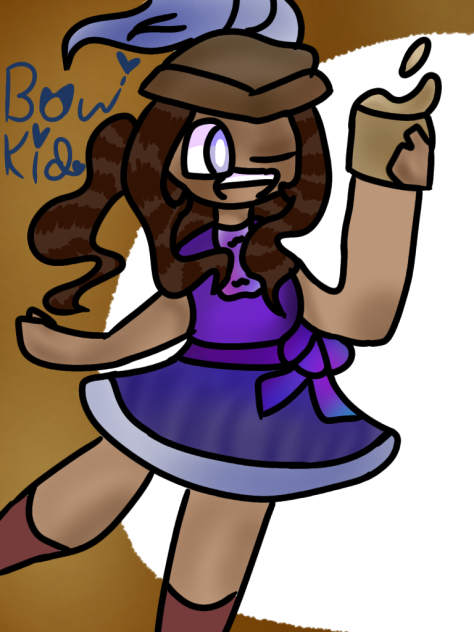bow kid pirate au - ibisPaint