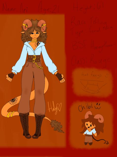 Ari my dnd char. - ibisPaint