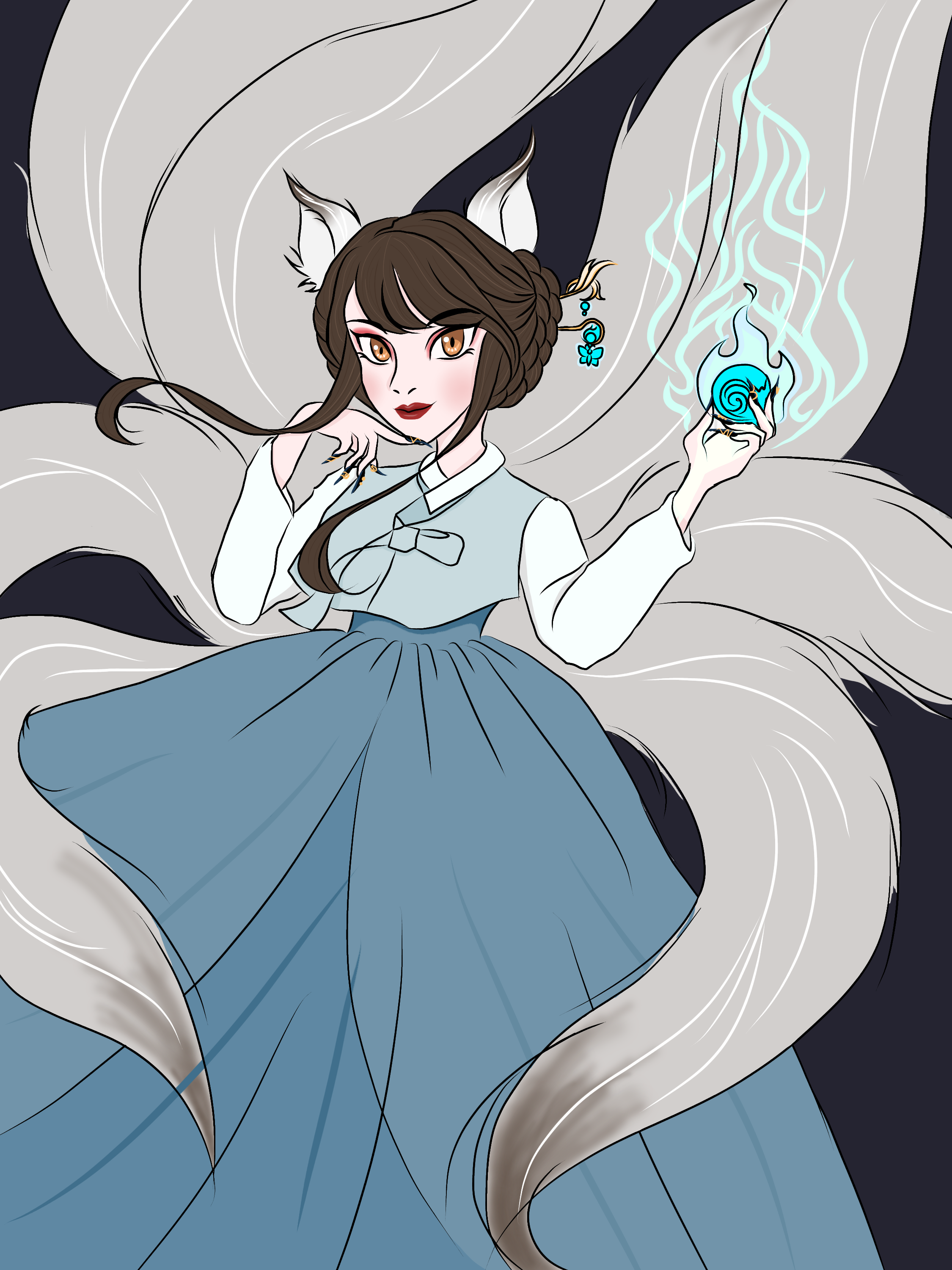 Gumiho in South Korean - ibisPaint