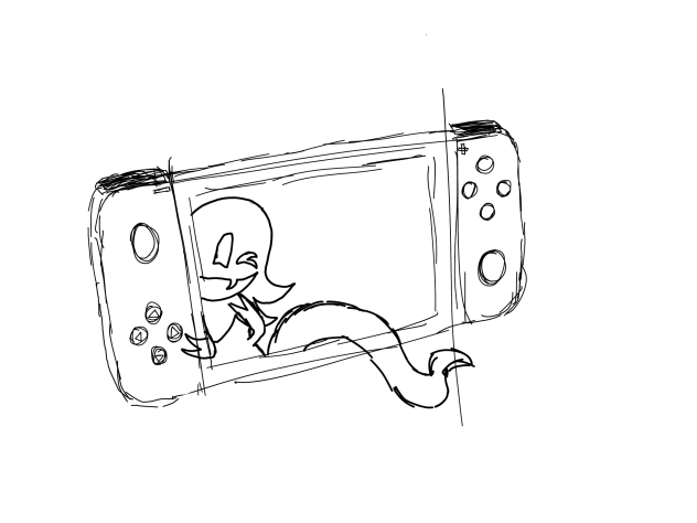 Switch drawing WIP - ibisPaint