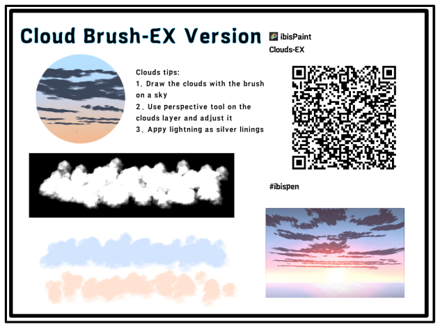 Clouds Brush-EX Version - ibisPaint