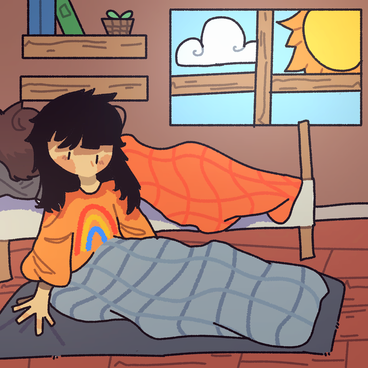 You’re the first to wake up - ibisPaint