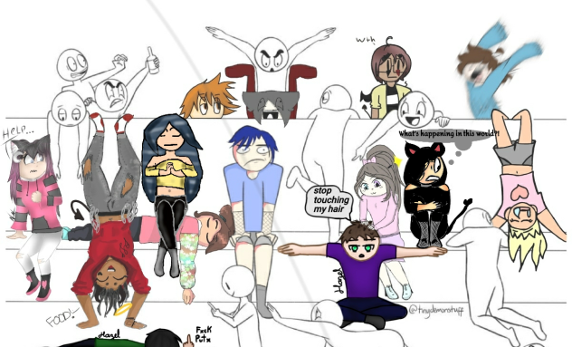 my first collab! QwQ - ibisPaint