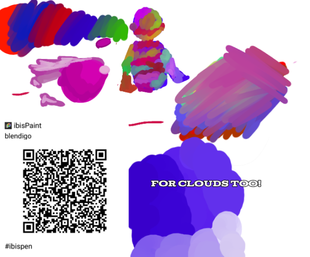 doodle and cloud brush - ibisPaint