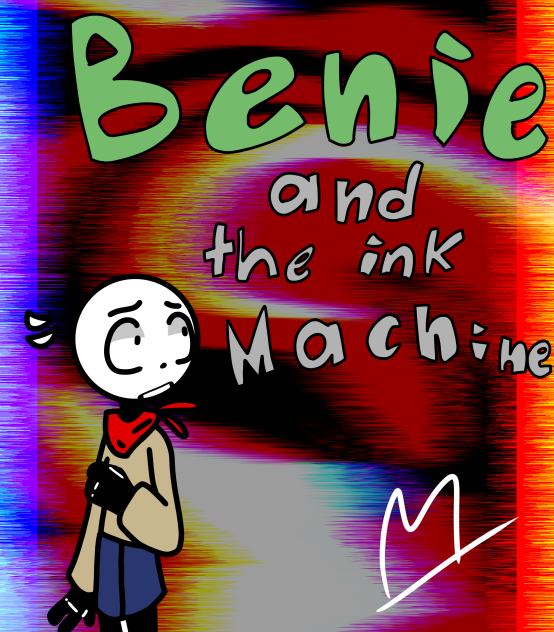 Beanie and the ink machine - ibisPaint