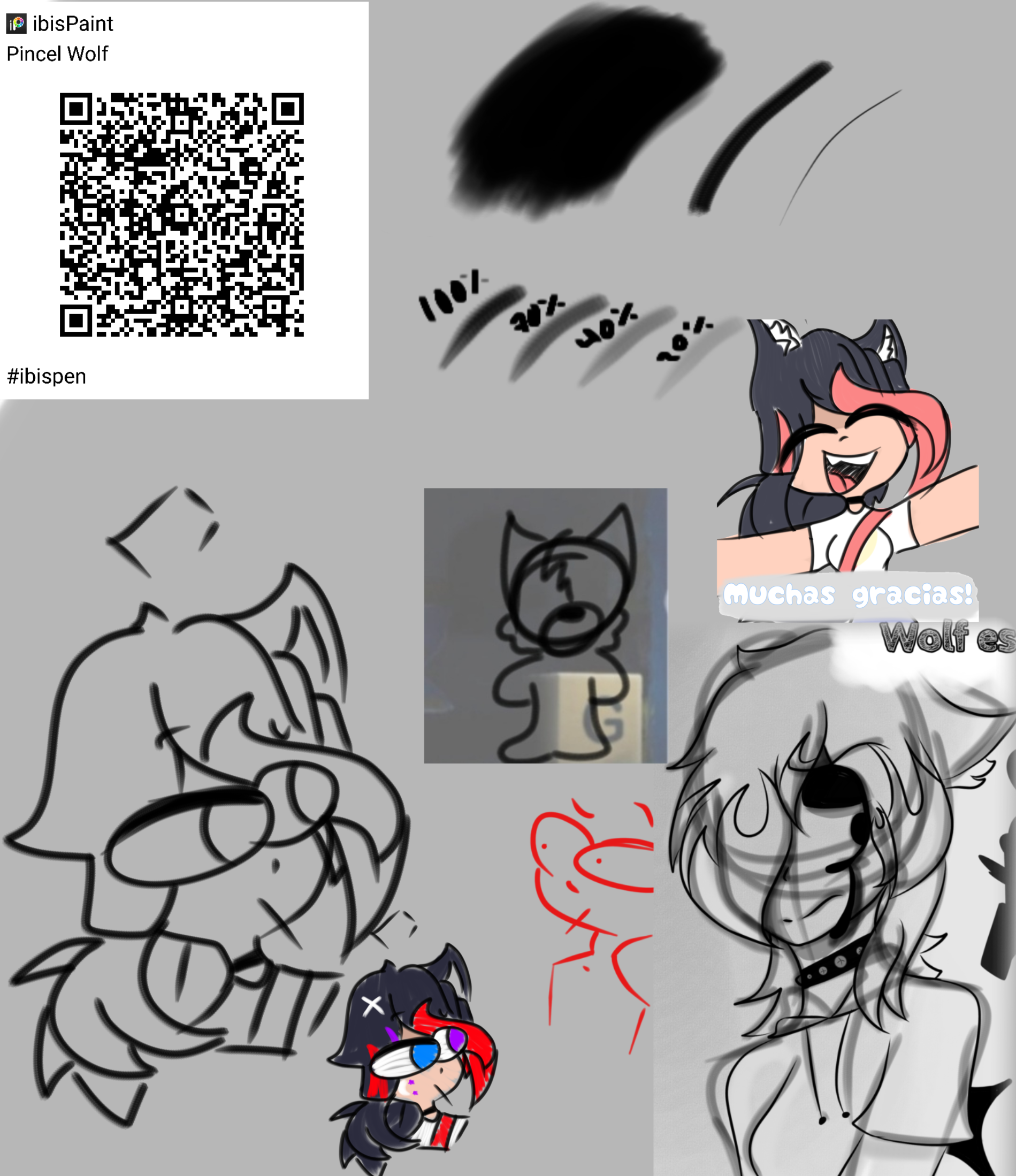 Pincel Wolf - ibisPaint