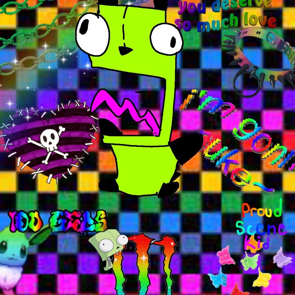 Gir scene kids style!!! XD - ibisPaint