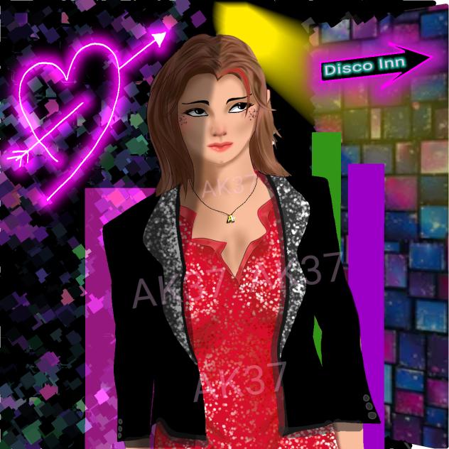 At the disco - ibisPaint