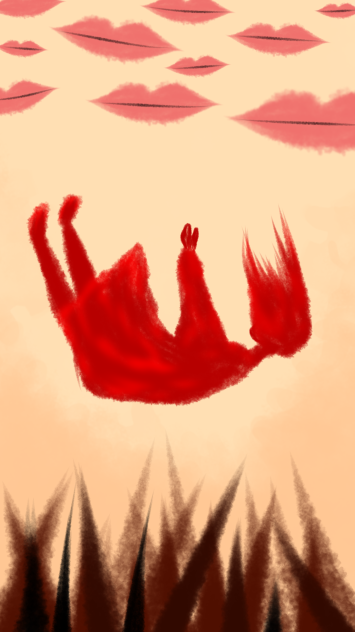 she falling down - ibisPaint