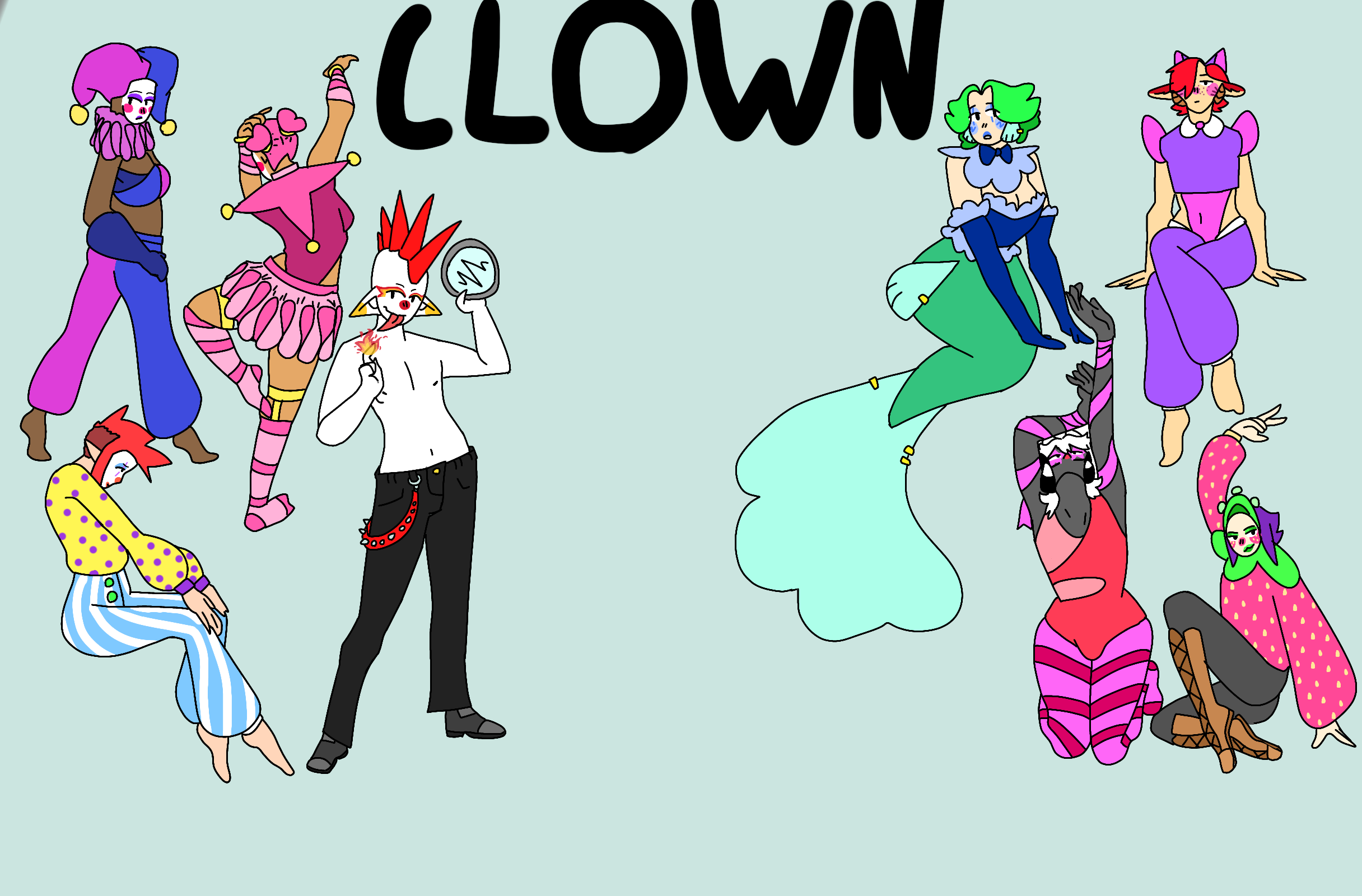 clown mix - ibisPaint