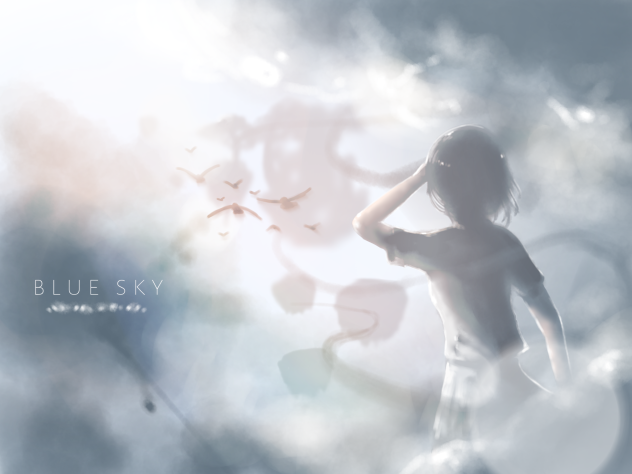 blue sky - ibisPaint