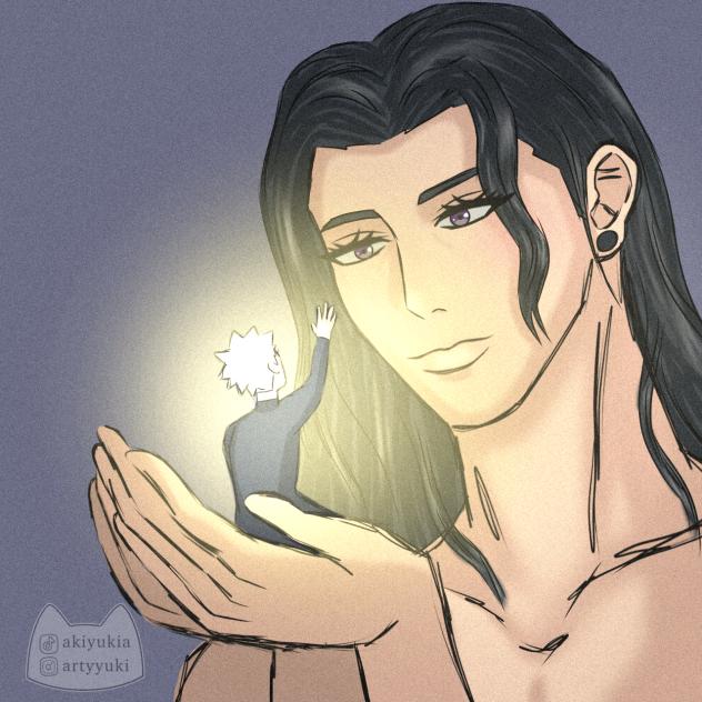 Goddess Geto sama with his Gojo - ibisPaint