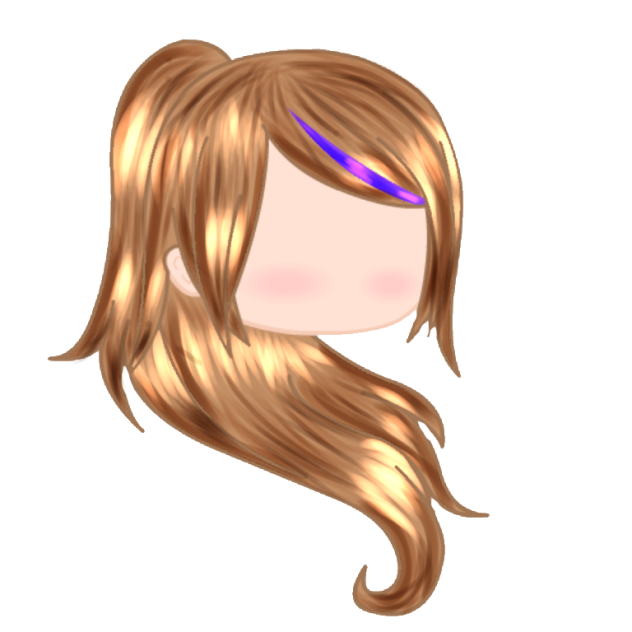 Shading my real life oc’s hair - ibisPaint