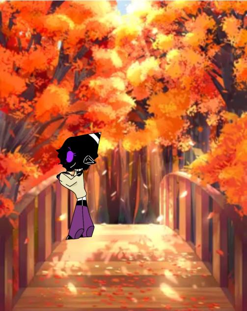 Void looking over a bridge - ibisPaint