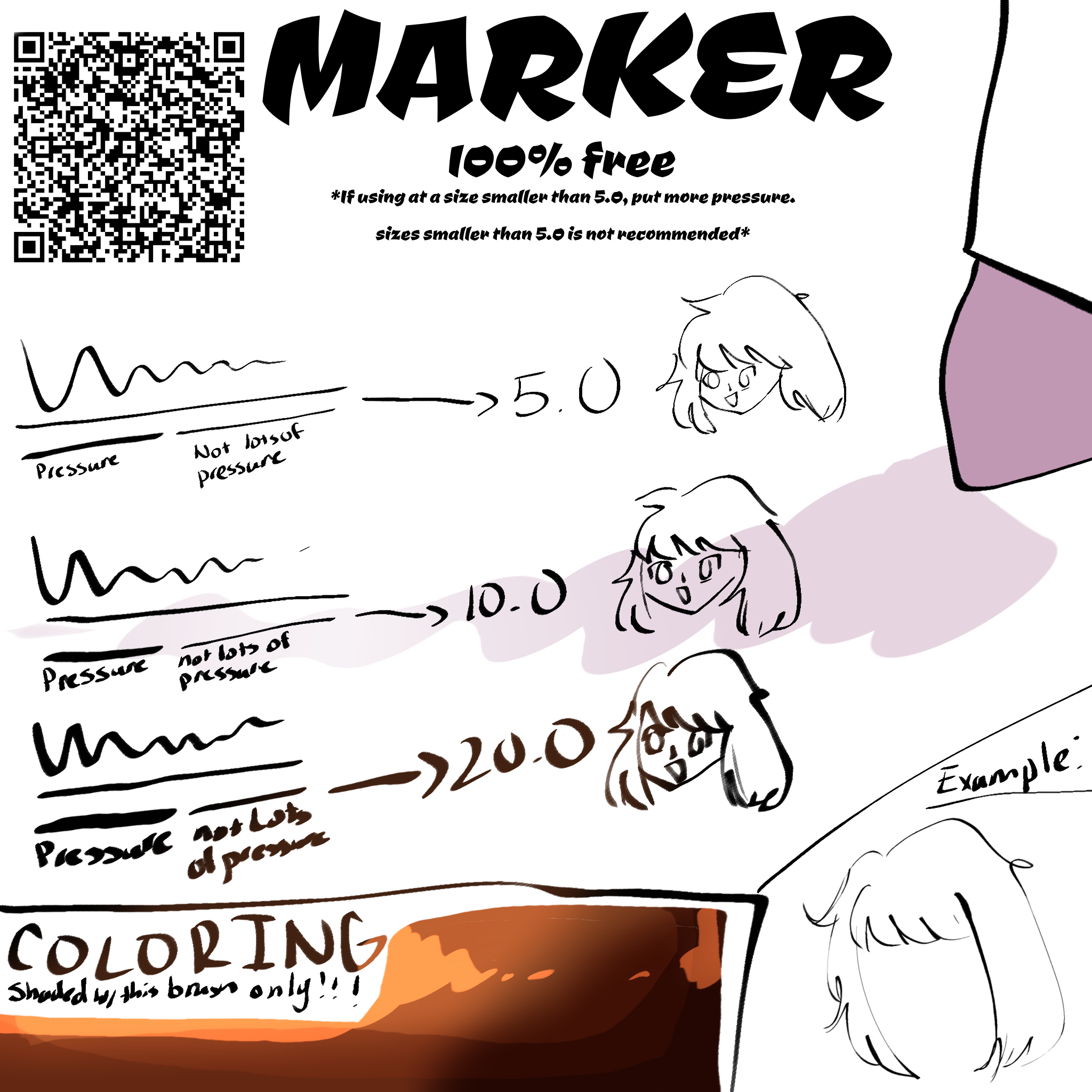 Marker Brush - Free - ibisPaint