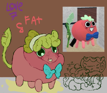 fat sprout dandy's world - ibisPaint