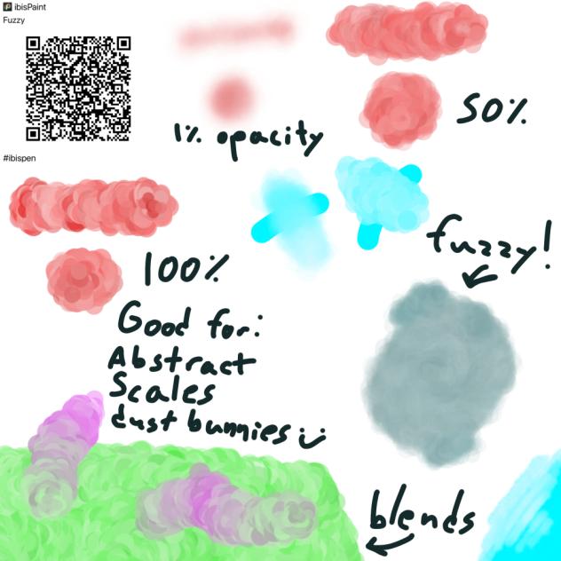 Fuzzy brush! - ibisPaint