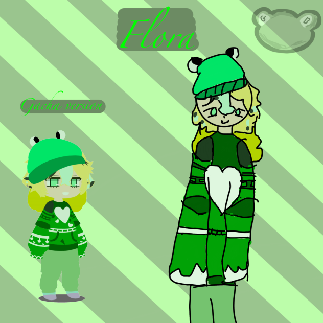 🐸My oc , Flora🐸 - ibisPaint