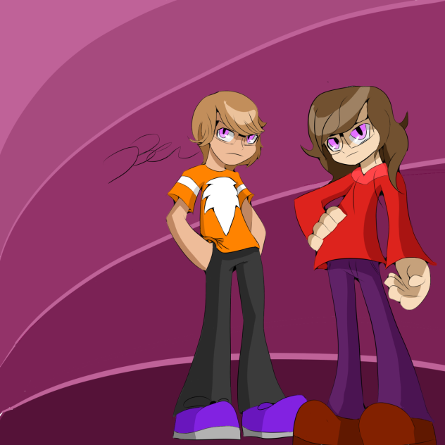 Me and my bro - ibisPaint