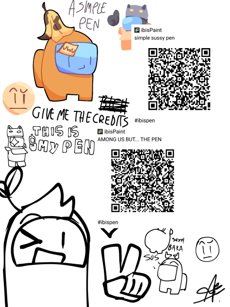 Among us pen - ibisPaint