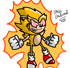 Fleetway Super Sonic - ibisPaint