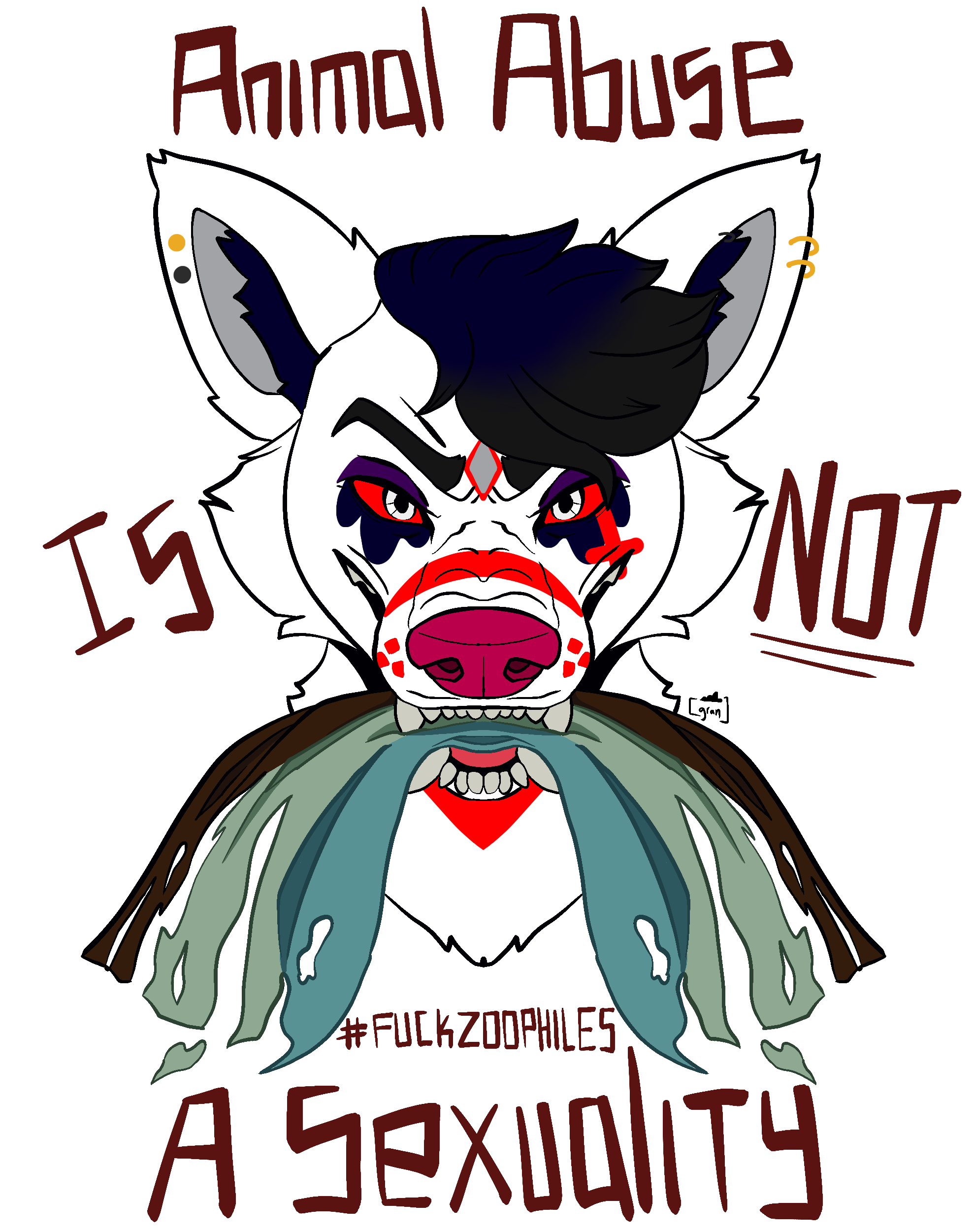 Zoophiles burn in hell - ibisPaint