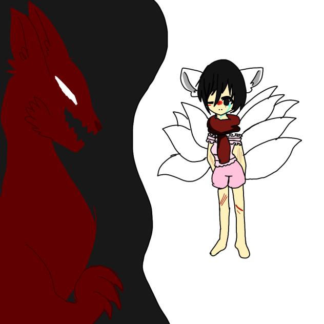 poor Mikasa kitsune - ibisPaint