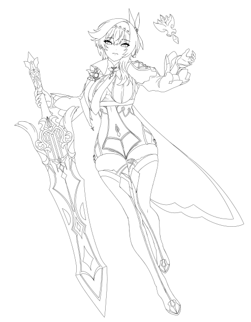 eula(ginshin impact) - ibisPaint