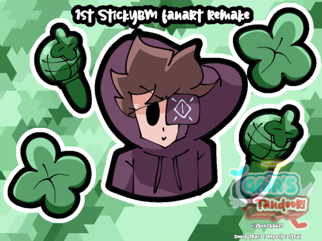 1st StickyBM fanart remake - ibisPaint
