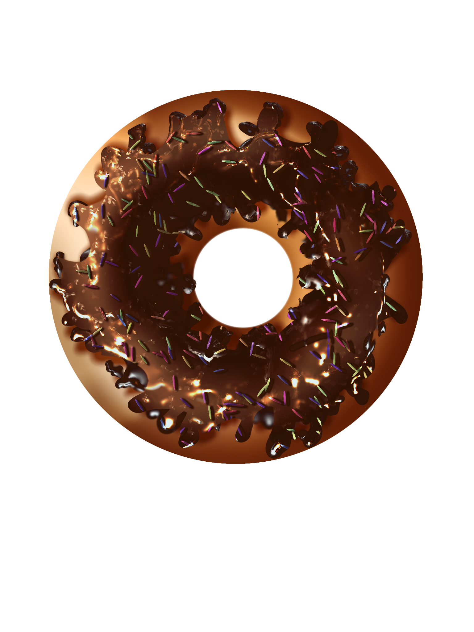 chocolate donuts 🍩 - ibisPaint