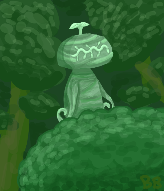 Vine Monster - ibisPaint