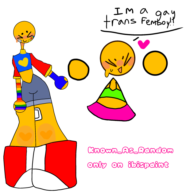 silly gay femboy =DD - ibisPaint