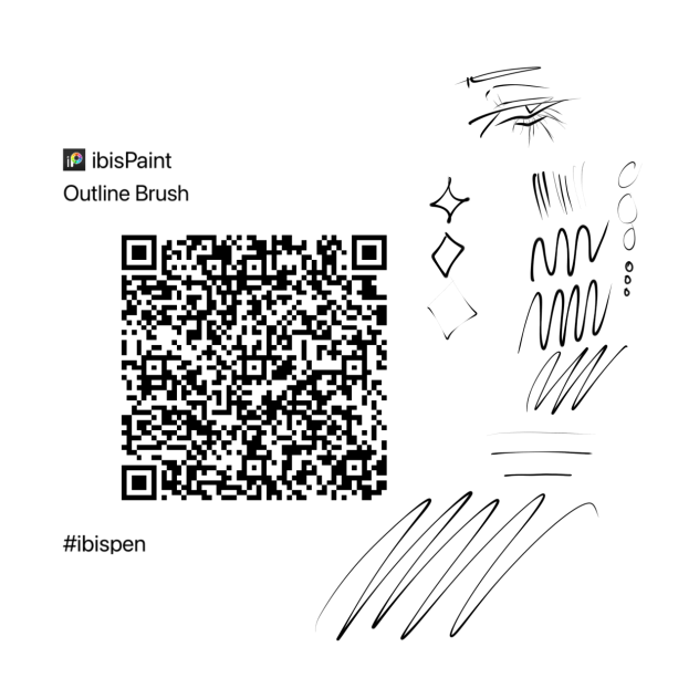 My new favorite custom outline brush - ibisPaint