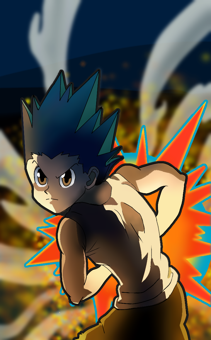 Drawing Gon Freecss - ibisPaint