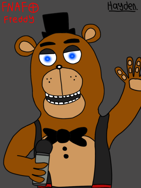 FNaF Plus Freddy Fazbear Speed draw - ibisPaint