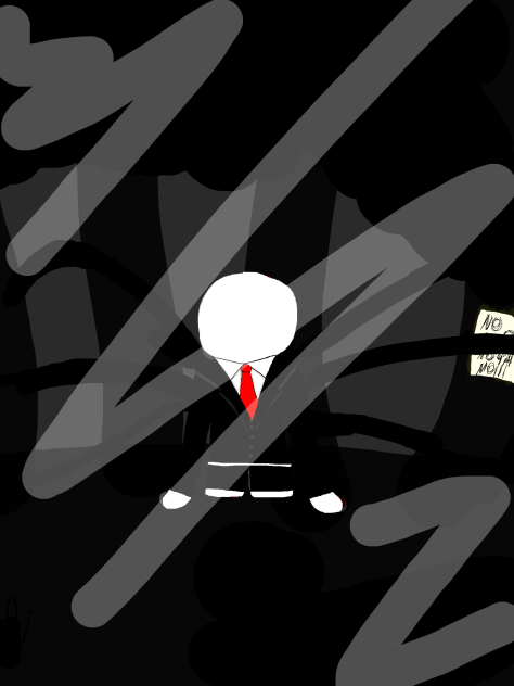 slender man - ibisPaint