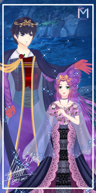 King And Queen~My Oc Purple - ibisPaint