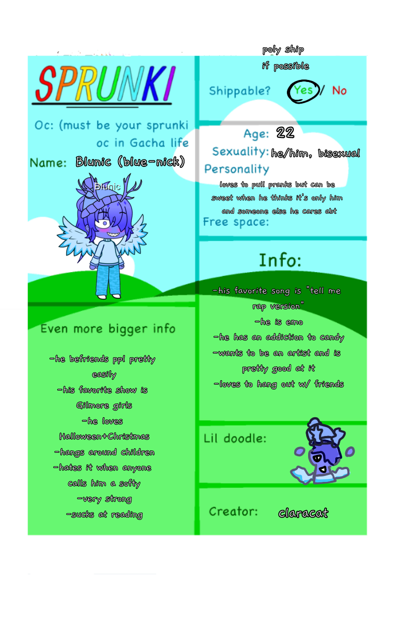 SPRUNKI THINGY - ibisPaint