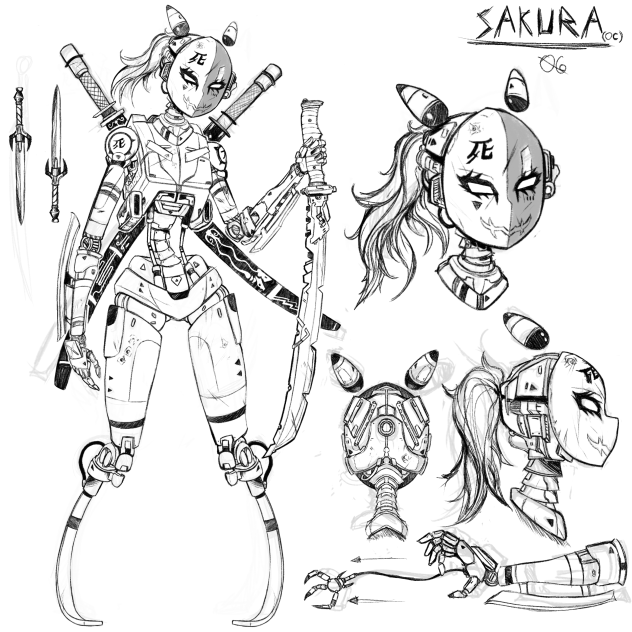 SAKURA OC SKETCH - ibisPaint