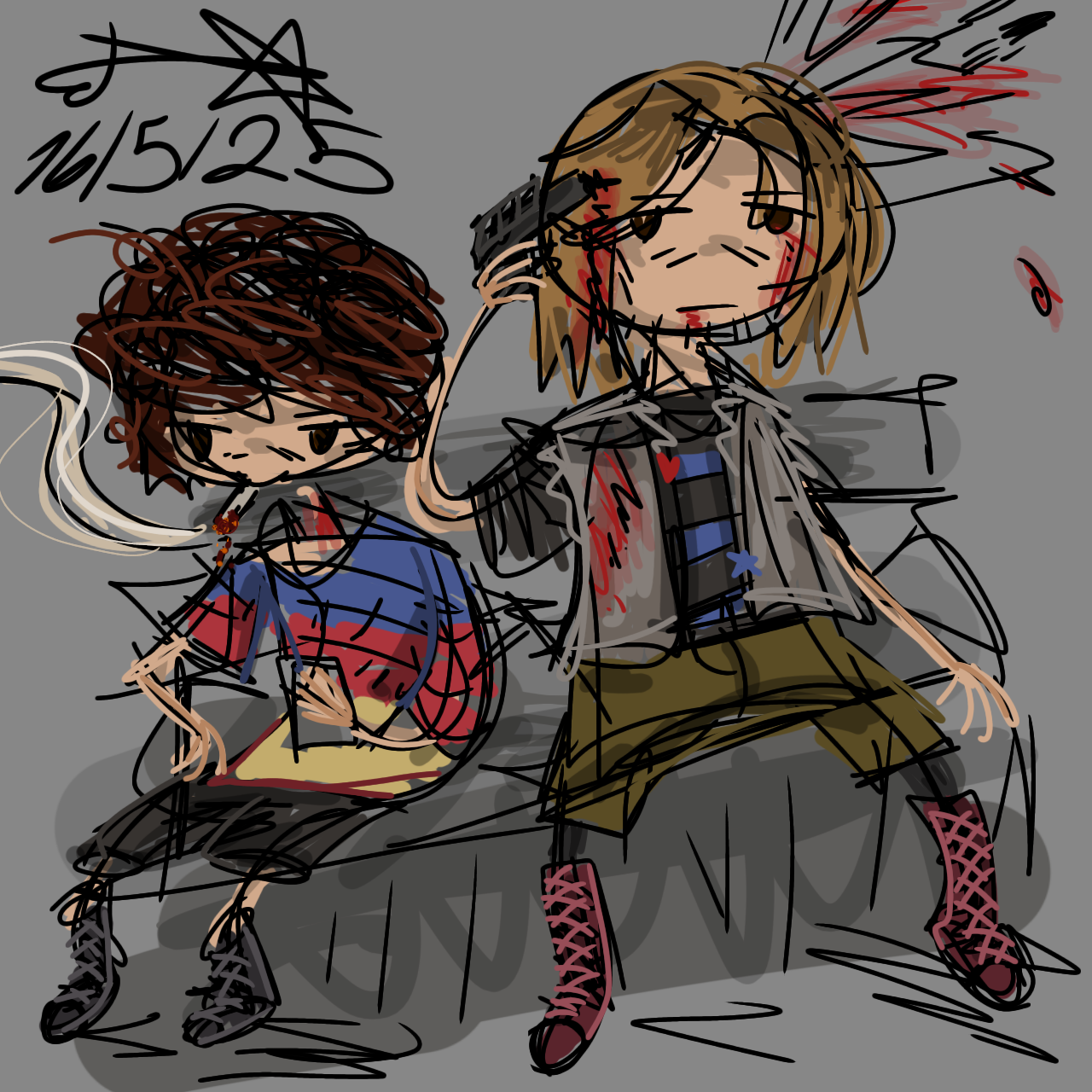 guns, cigs,- - ibisPaint