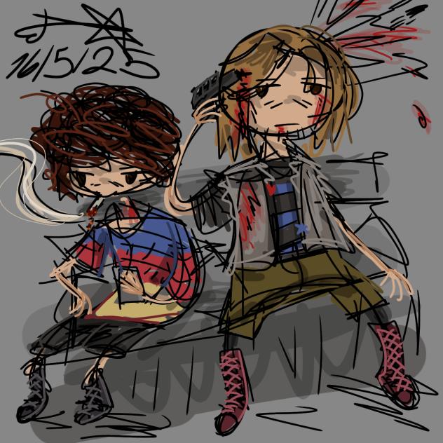 guns, cigs,- - ibisPaint