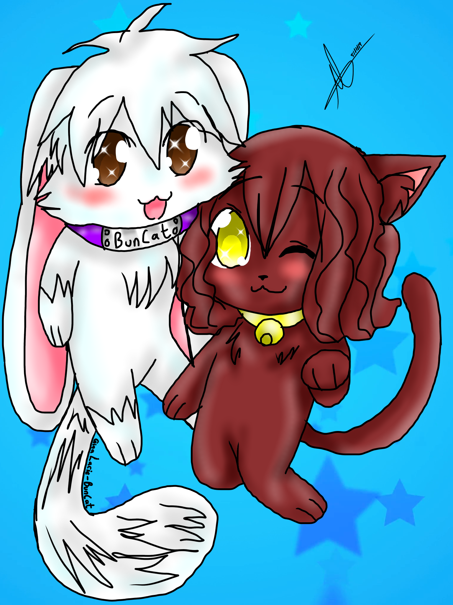Buncat and Shino - ibisPaint