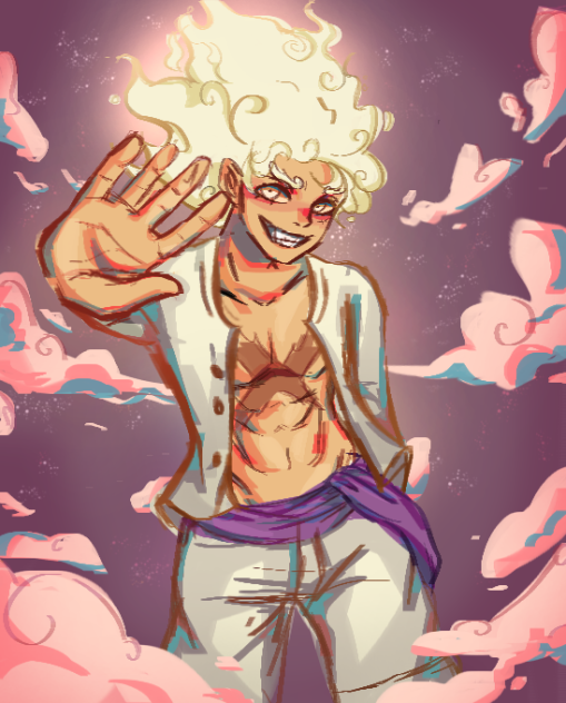 Luffy Gear 5 - ibisPaint